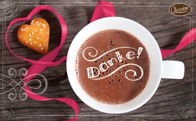 CBZ - Danke! (Schoko-Karte)|Karte mit 20 g Trinkschokoladenpulver