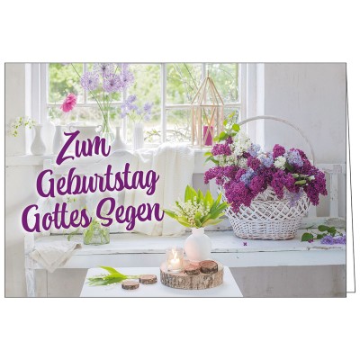 CBZ - Faltkarte: Zum Geburtstag Gottes Segen